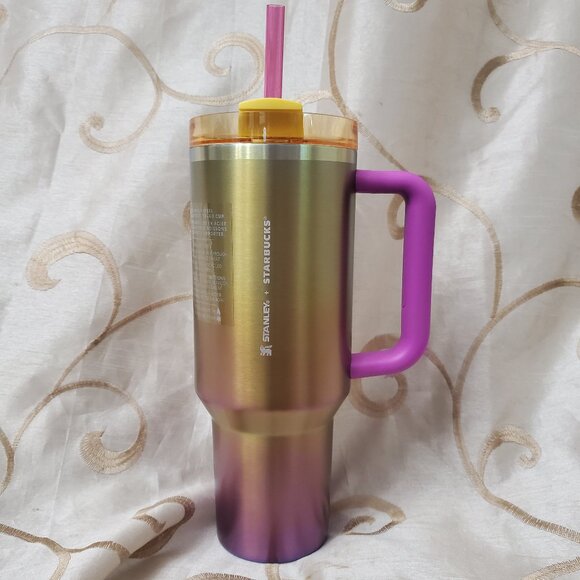 Stanley | Dining | Nwt Stanley X Starbucks Summer Gradient Yellow And ...